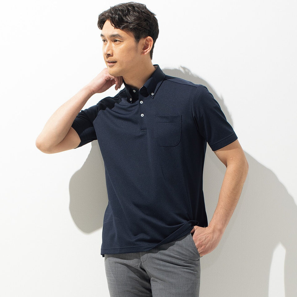 Biz Polo Aircool Button-down Polo Shirt – AOKI GLOBAL Online Store